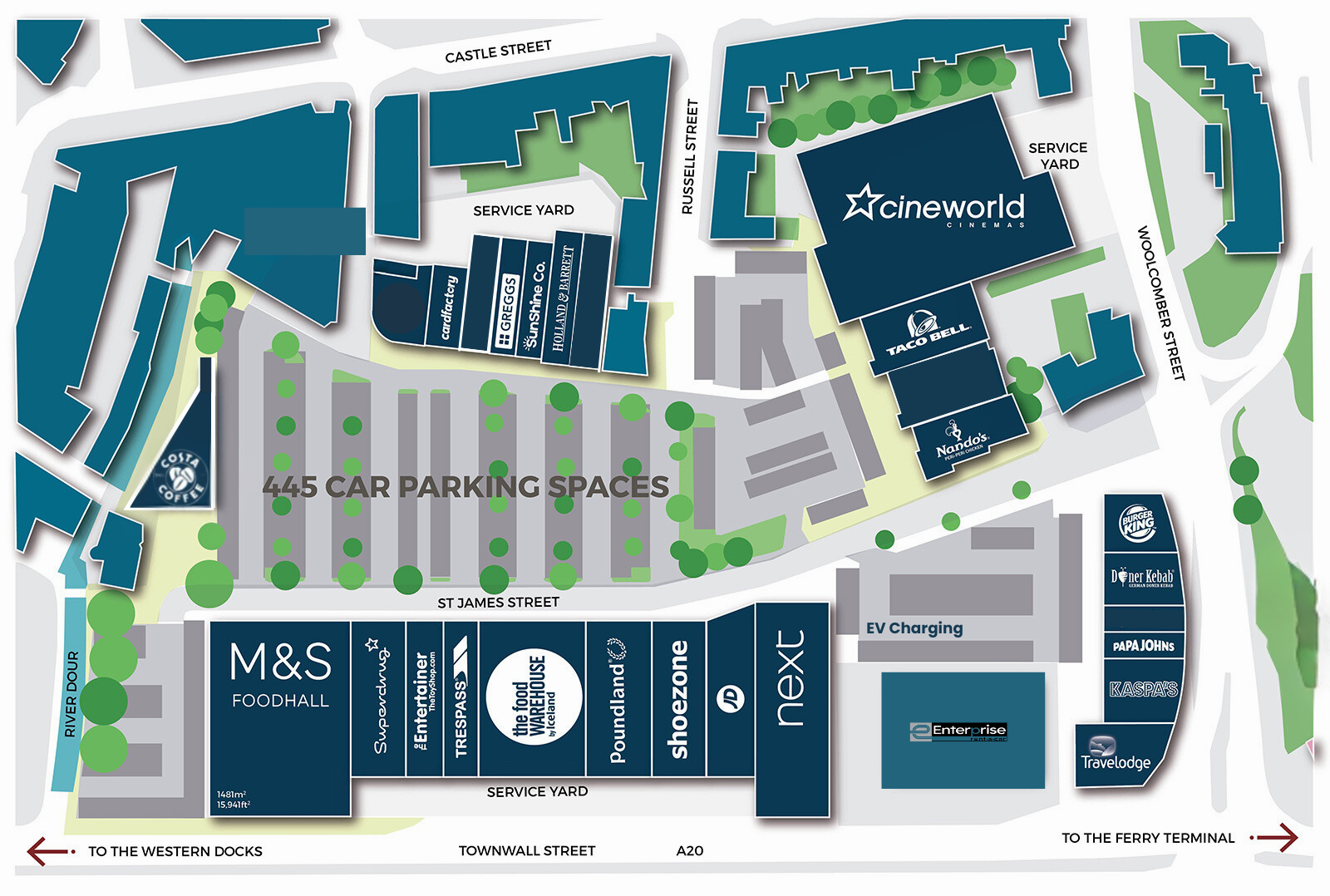 Store Map | St James Dover | St James Dover